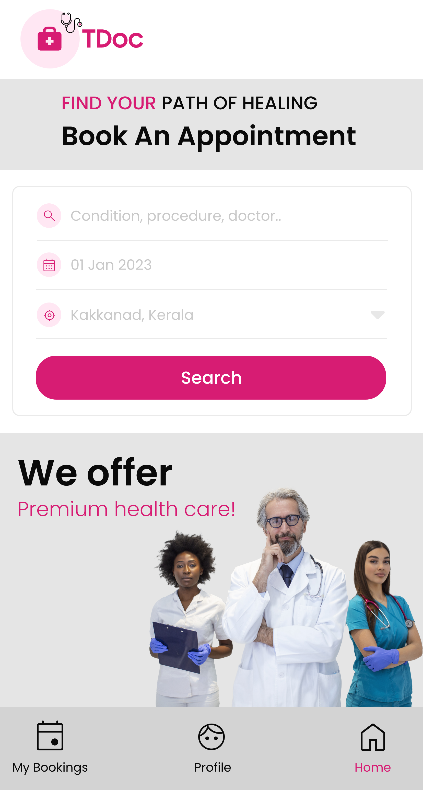 TDoc - Revolutionary On-Demand Doctor Appointment Booking Mobile App by techwarebuilder